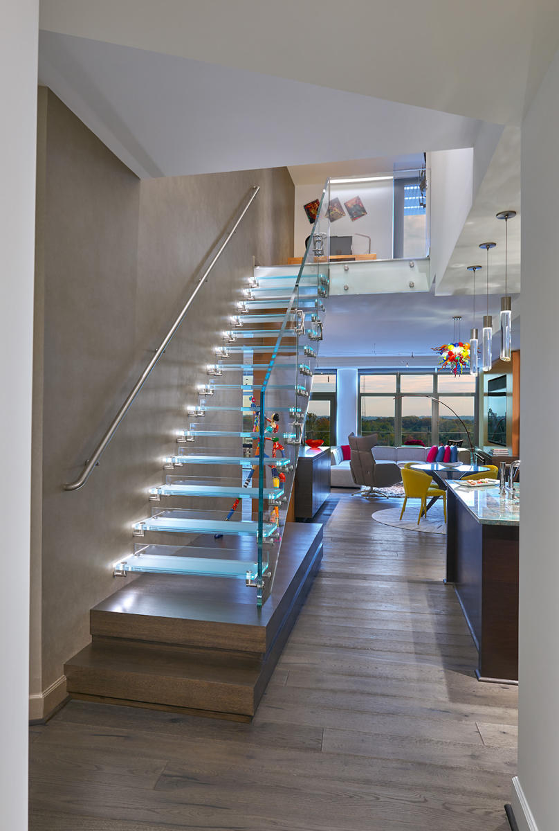 Penthouse with a Feature Stair : WIEDEMANN ARCHITECTS : Custom ...